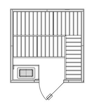 Custom Built Free-Standing Traditional Indoor Saunas, by Finnleo