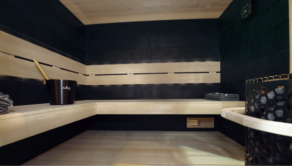 Introducing Black Taika Sauna Paneling: Modern, Nordic Sauna Design