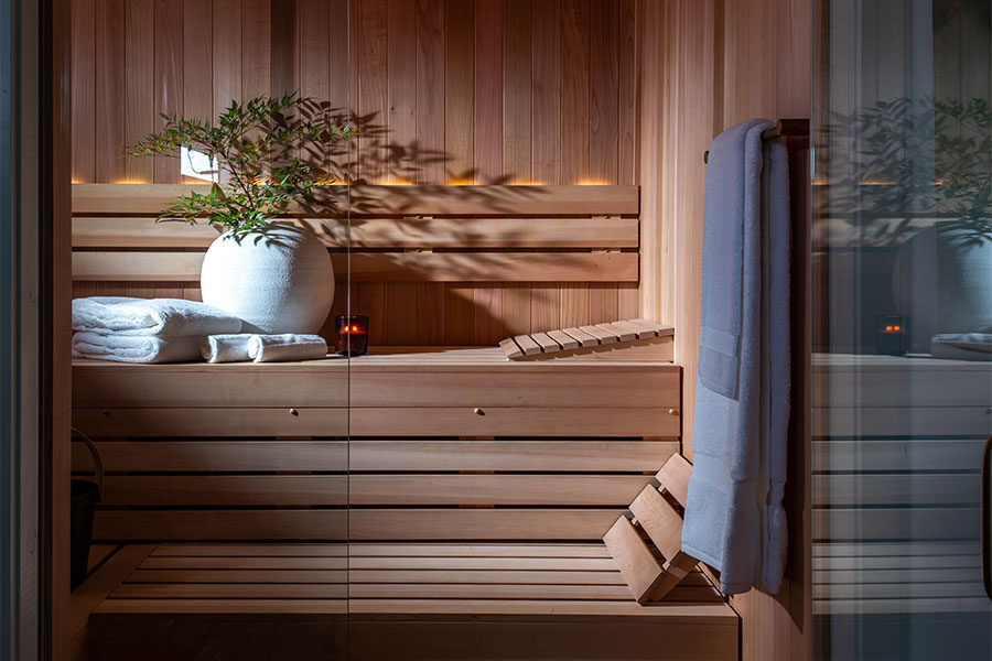 Sauna Gallery: Luxury Master Bathroom ft. on Fixer to Fabulous