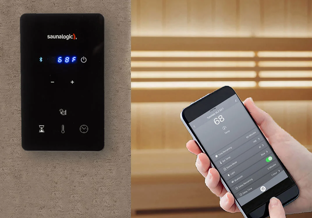 Operate your sauna from anywhere with the SaunaLogic2 Control
